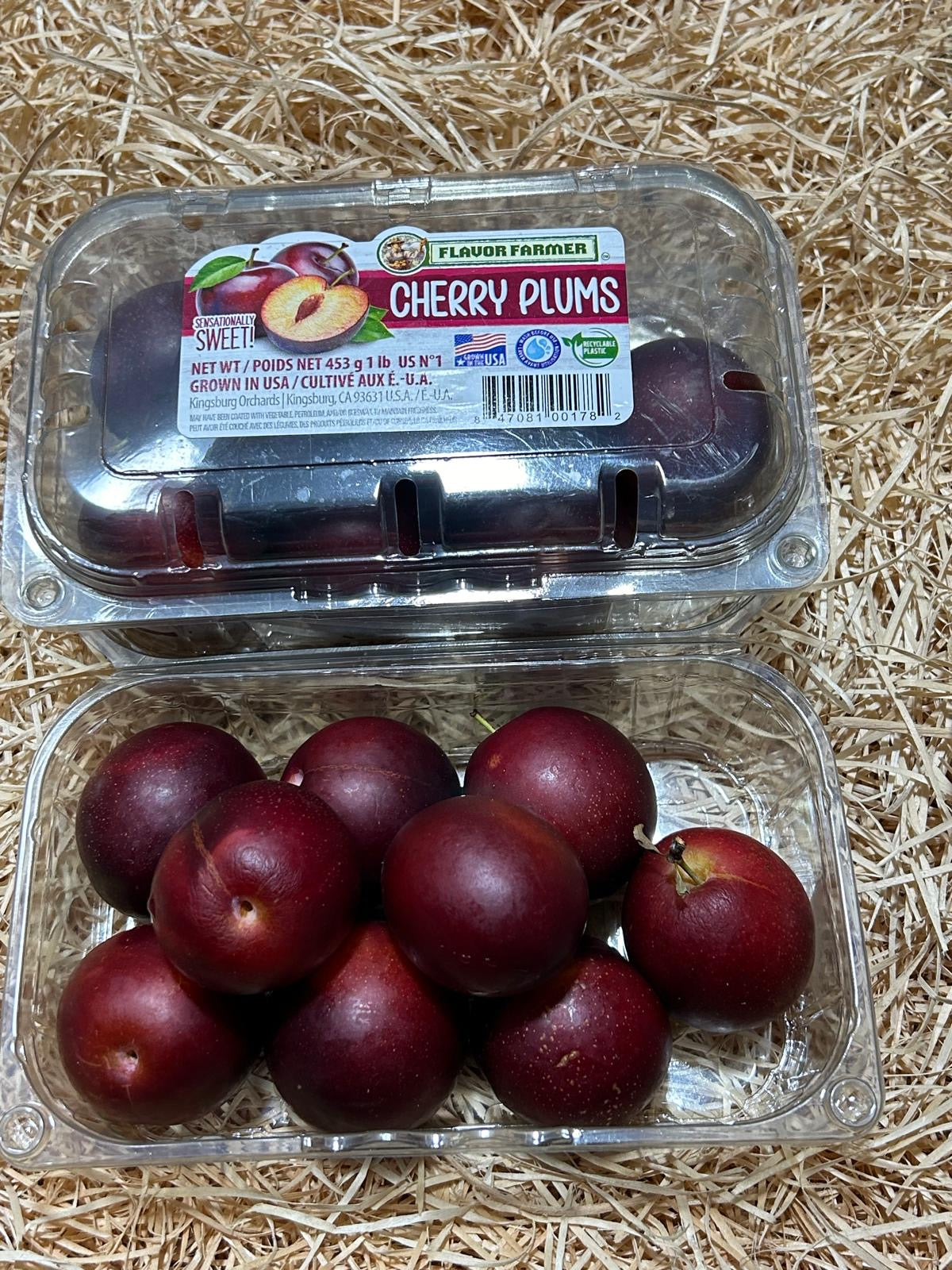 USA Flavor Farmer Cherry Plums, (per box 454g) | YOLOFRUITS