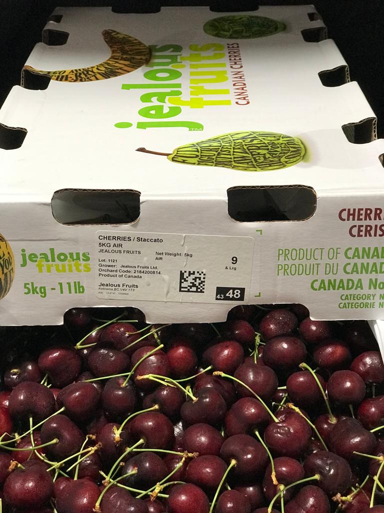 Canada Red Cherries 8.5R Staccato (~500g / 1kg) | YOLOFRUITS