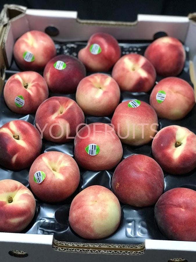 Australia White Peaches (Assorted sizes / carton) | YOLOFRUITS
